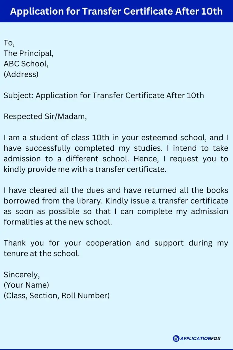 (7+ Samples) Application for Transfer Certificate
