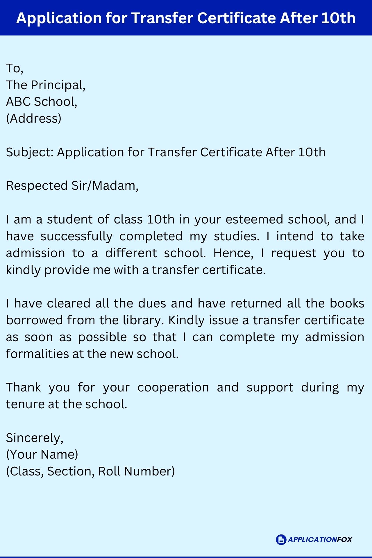 (7+ Samples) Application for Transfer Certificate