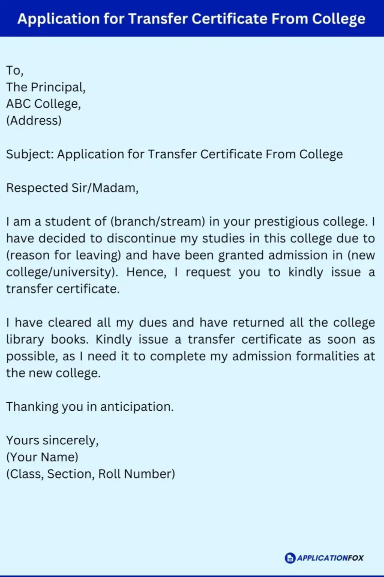 (7+ Samples) Application for Transfer Certificate