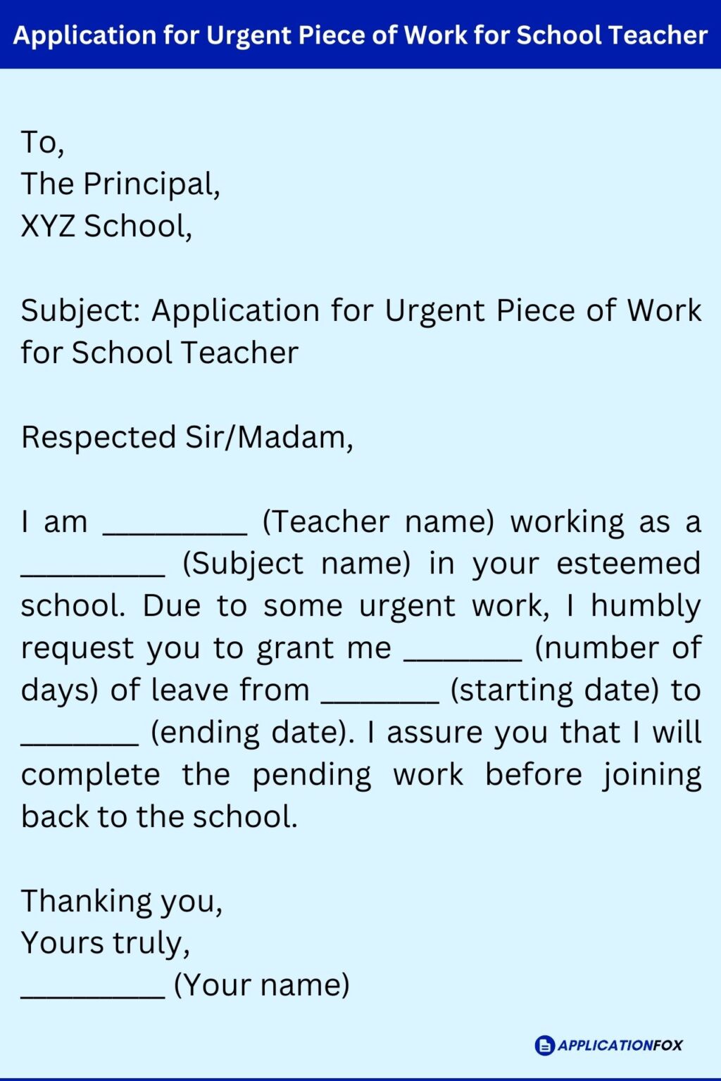 9 Samples Leave Application For Urgent Work 9-samples-leave-application-for-urgent-work