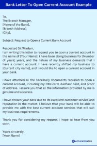 (9+ Samples) - Application for Opening Bank Account