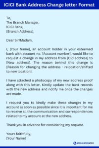 (11+ Samples) - Application for Address Change in Bank
