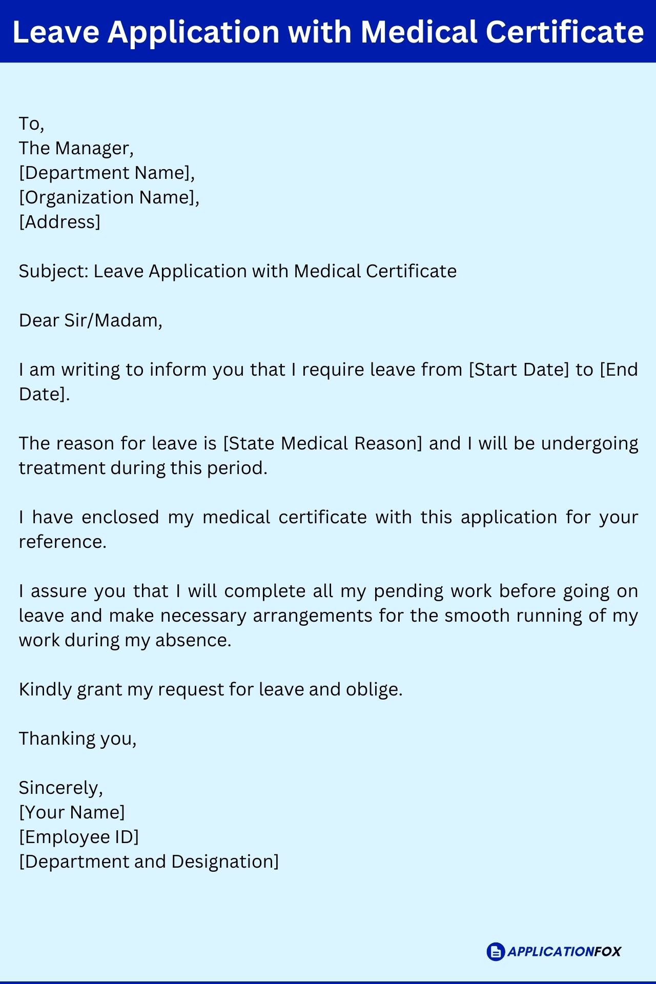 7+ Medical Leave Application For Government Employee