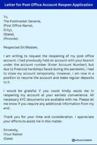 (10+ Samples) - Application for Bank Account Reopen