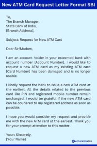 (7+ Samples) - Application for New ATM Card