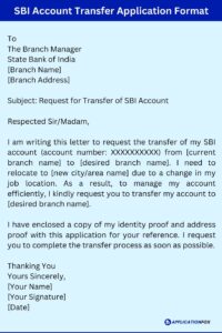 (11+ Samples) - Application for Bank Account Transfer