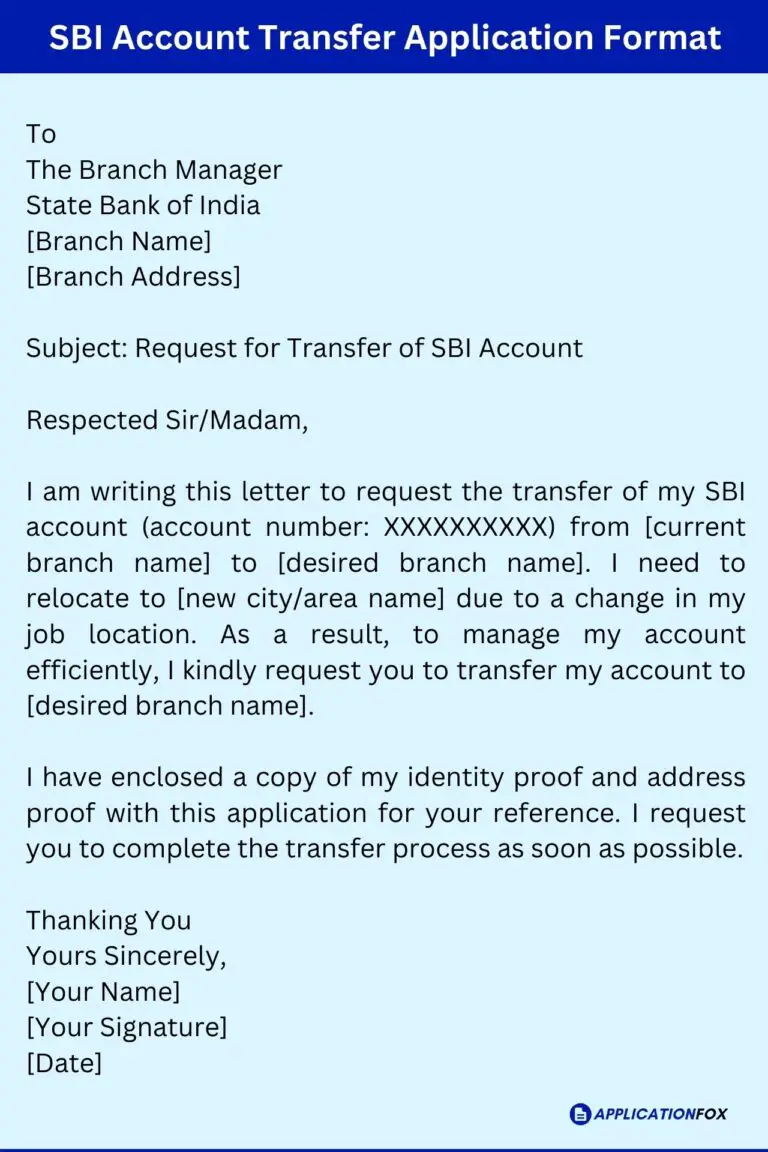 (11+ Samples) - Application for Bank Account Transfer