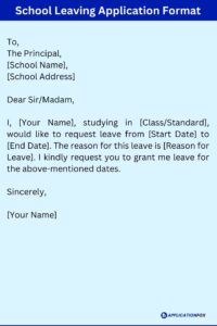 (12+ Samples) - Application for School Leaving Certificate