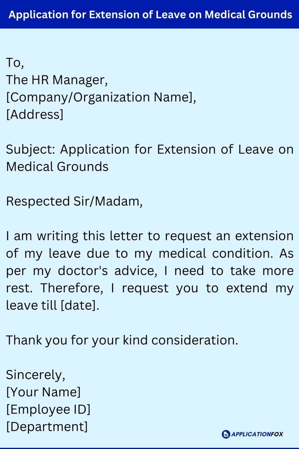 (5+ Samples) Extension of Leave Application