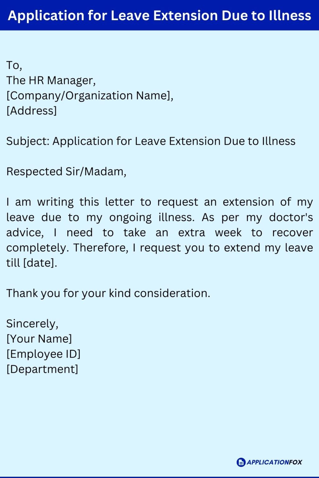 (5+ Samples) Extension of Leave Application