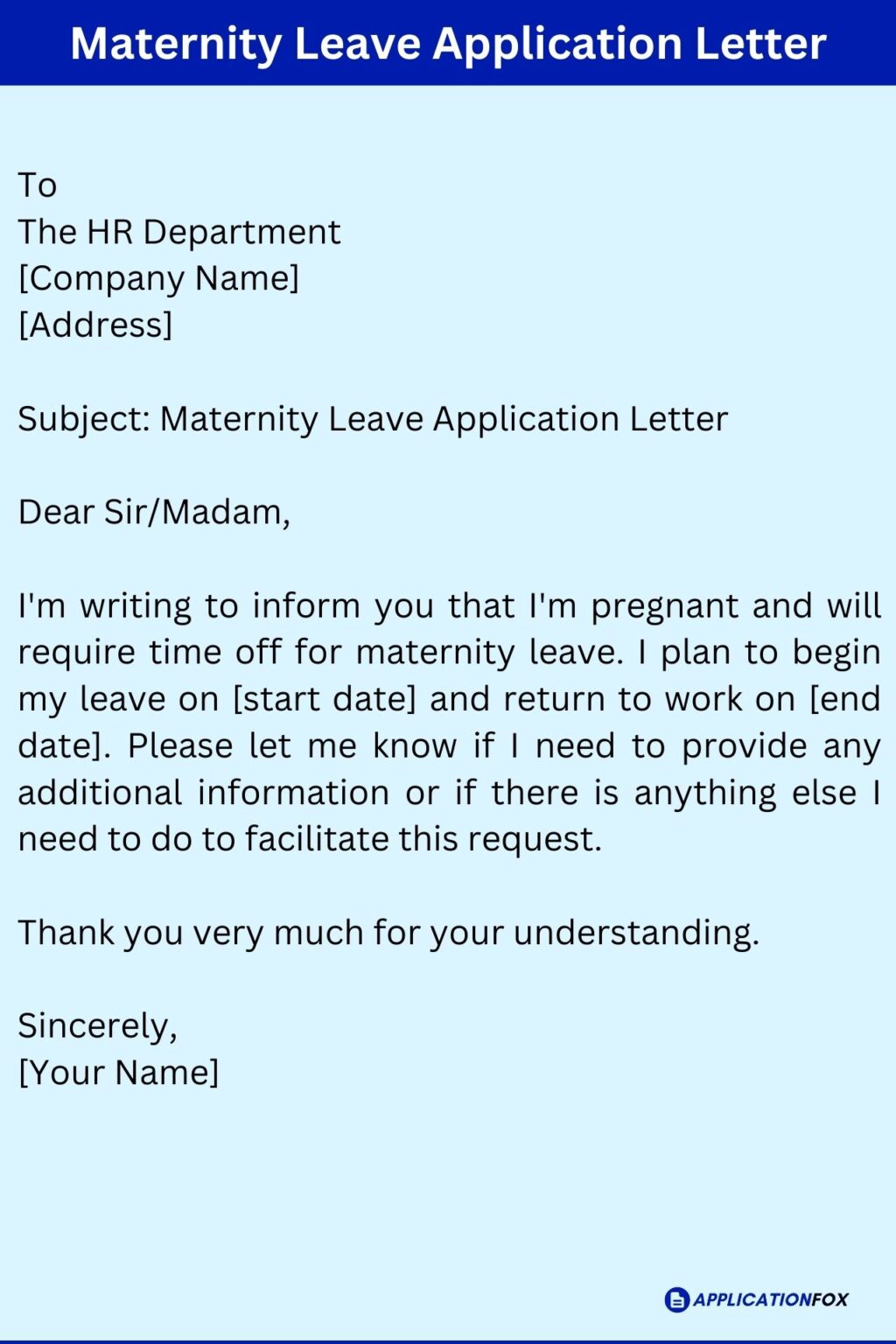 (9 Samples) Leave Application Letter