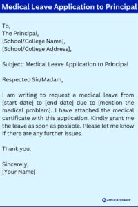 (7+ Samples) Medical Leave Application